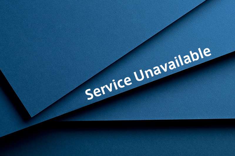 Service Unavailableと表示される場合の改善方法。Service Unavailableとは